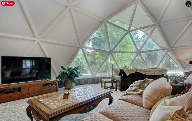 Geodesic Hot Springs Home Interior – Hot Springs For Sale